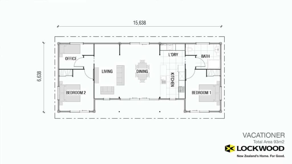 ไอเดียแบบบ้านชั้นเดียว สไตล์โมเดิร์นเพิงหมาแหงน ภายในดูอบอ่นน่าอยู่มาก ...
