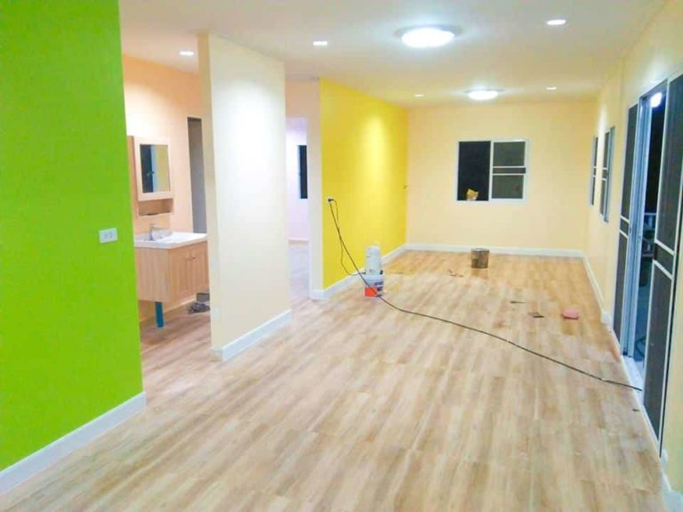 บ้านน็อคดาวน์ ครอบครัวใหญ่ พื้นที่ใช้สอยกว่า 121 ตร.ม มีระเบียงหน้าบ้าน ...